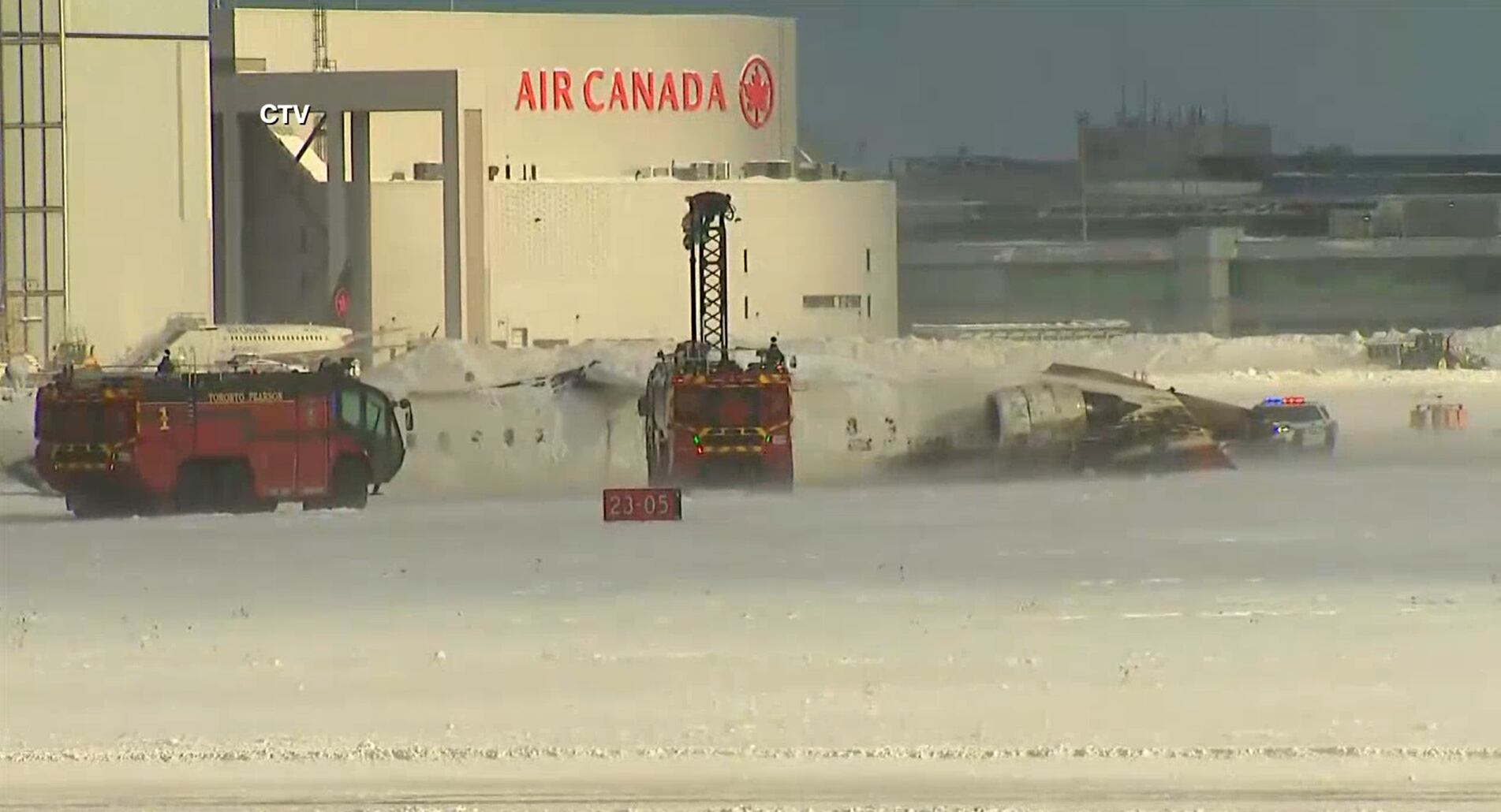 Delta plane that landed upside-down on Toronto runway took off from ...