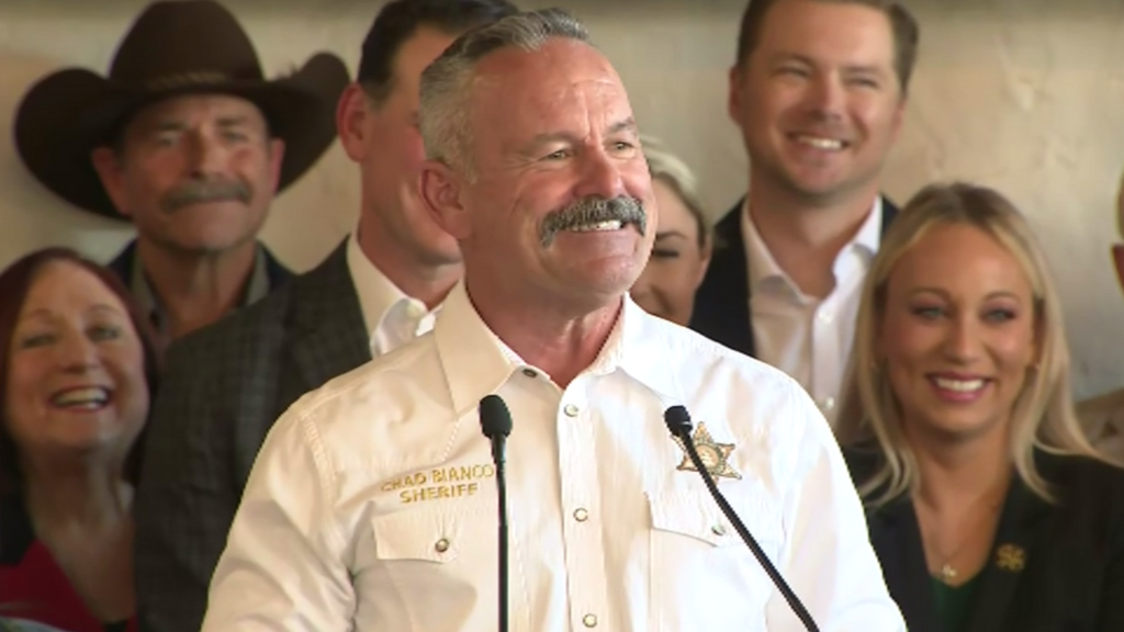 Riverside County Sheriff Chad Bianco announces run for California governor