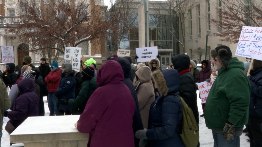 ‘We have to unite’ – Dozens gather in Perry Square to participate in ...