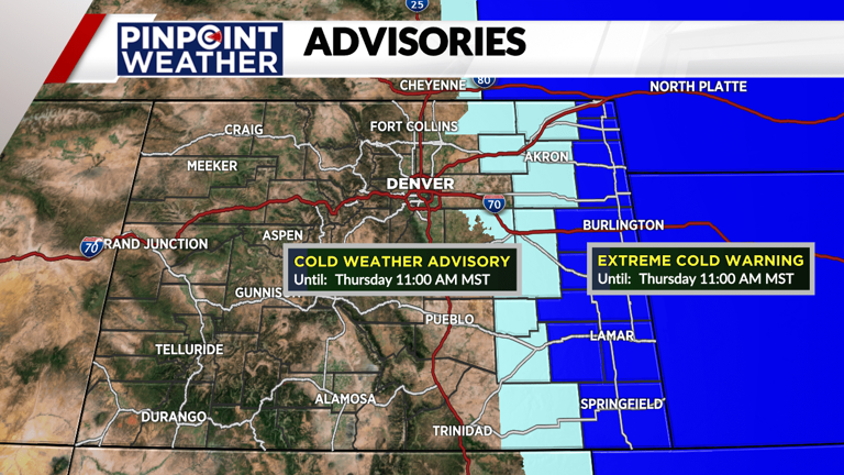 Denver weather: Pinpoint Weather Alert Day Tuesday for snow, cold