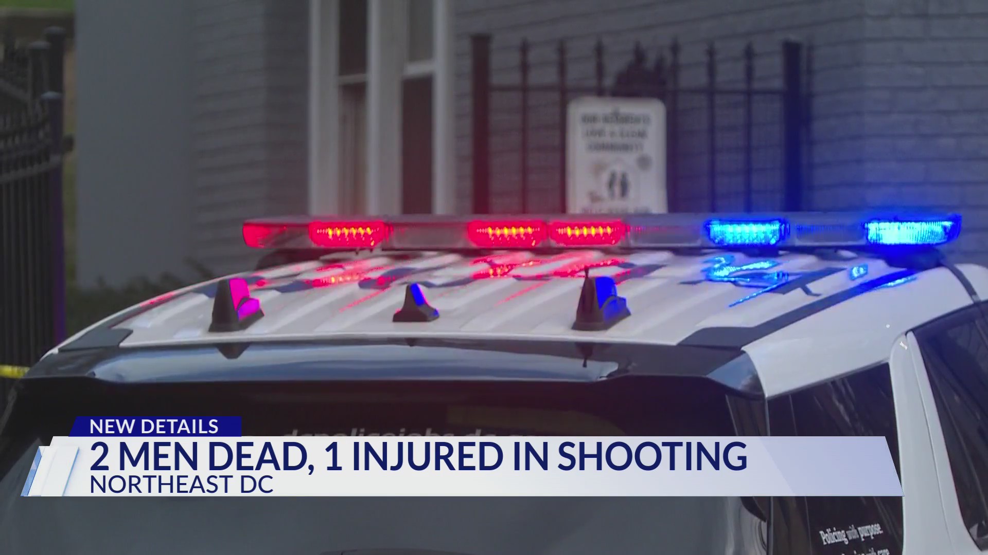 2 men dead, 1 hurt in Northeast DC shooting