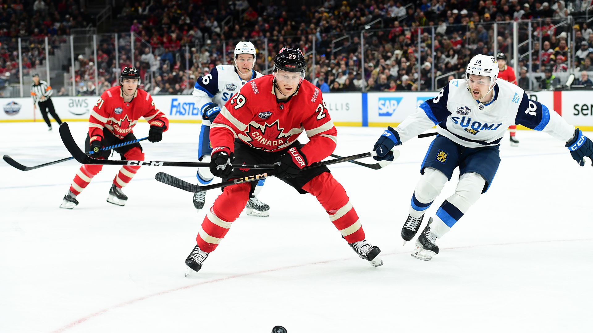 Recap: Canada tops Finland, 5-3, to advance to 4 Nations championship