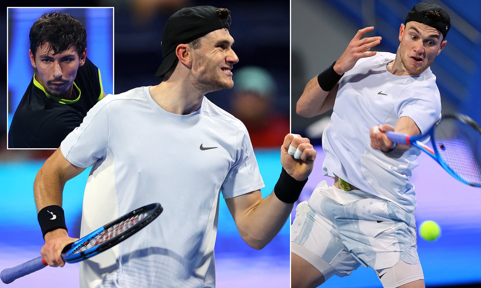 British No 1 Jack Draper triumphs in straight sets on his return from ...