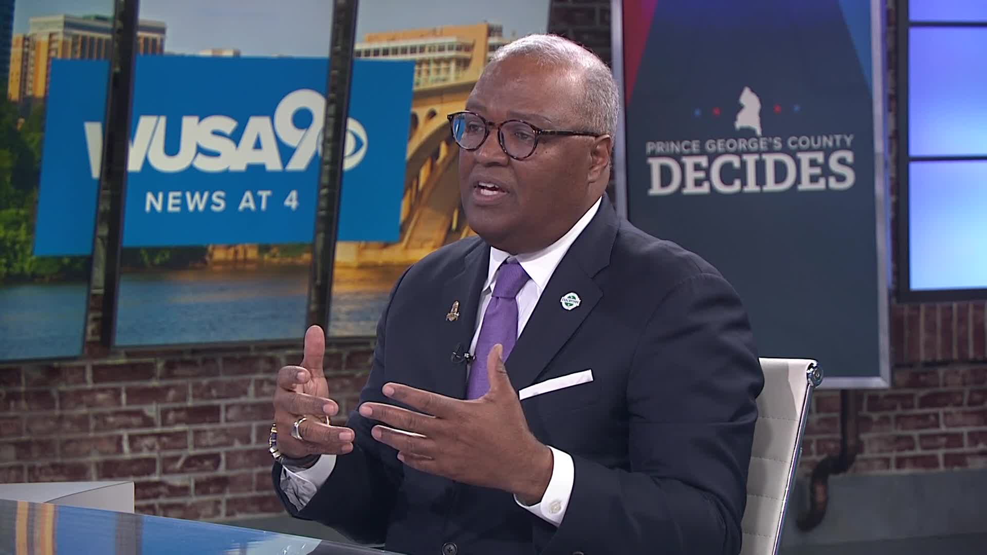 Prince George's County Executive candidate Rushern Baker talks about ...