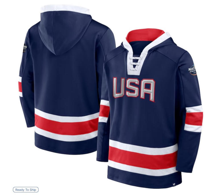 USA Hockey Jersey Hoodies Are Selling for $90 Before 4 Nations Championship