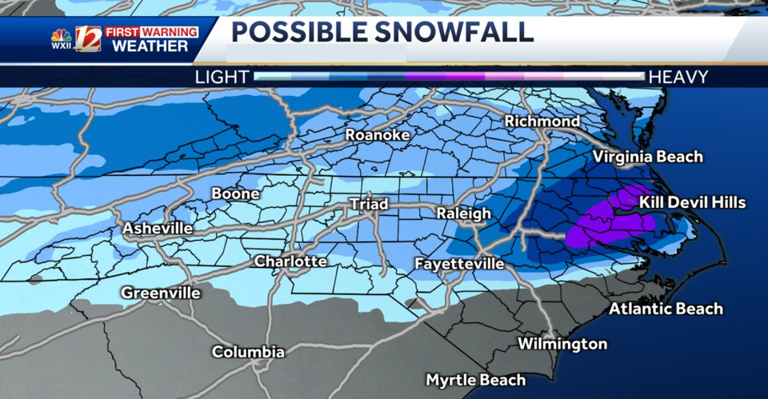 When will it snow in North Carolina? New winter storm to impact ...