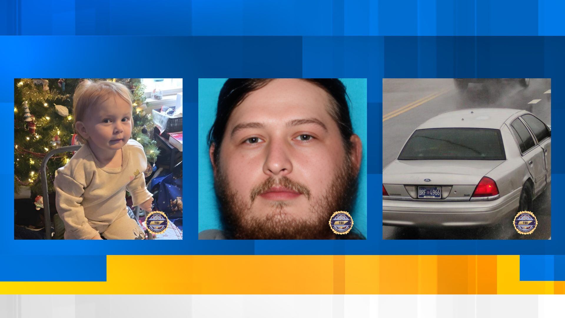 Tennessee 2-year-old found safe after Amber Alert, TBI says