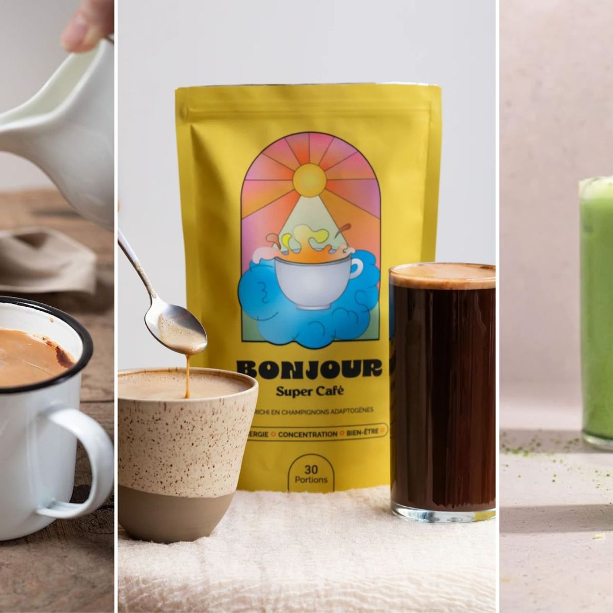 Envie de réduire le café ? Chicorée, matcha, maté, café d’orge ...