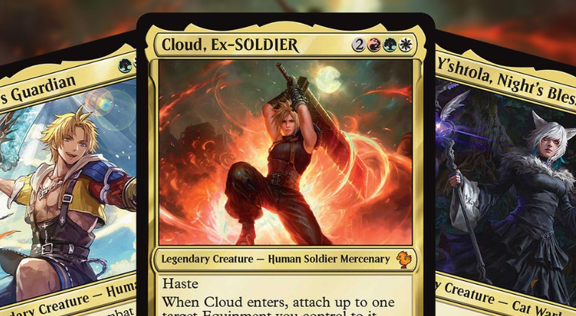 Final Fantasy Universes Beyond Face Commanders Revealed