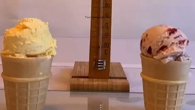 Food scientists invent an ice cream formula that doesn't drip
