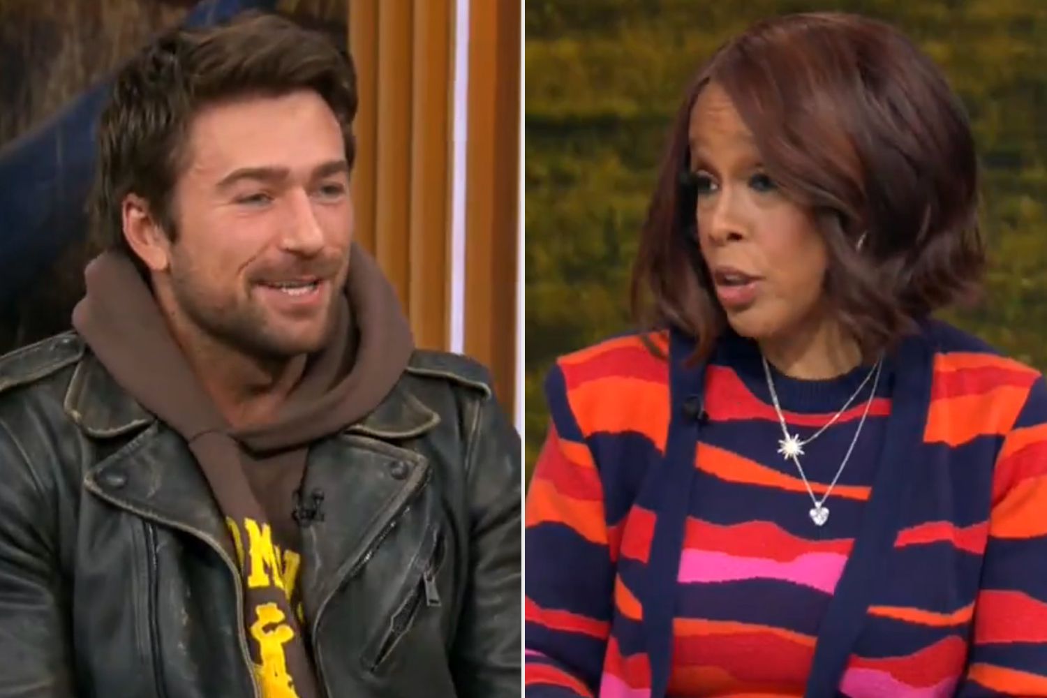 Gayle King Asks Brandon Sklenar Whether He's 'Team Blake or Team Justin' in “It Ends With Us ...