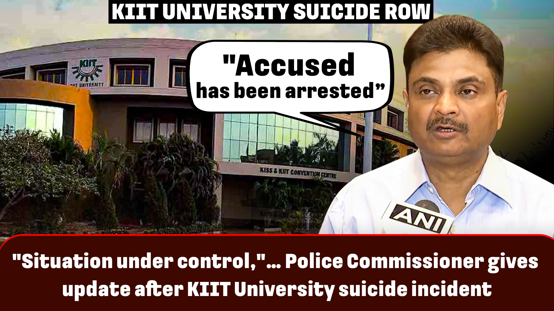 "Situation under control,"… Police Commissioner gives update after KIIT ...