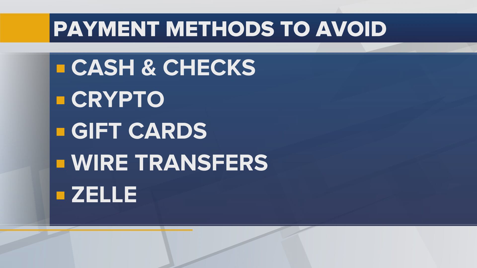 How to detect a scam