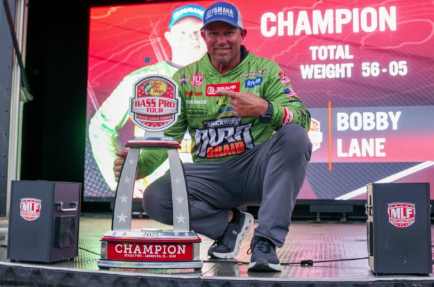 Comeback win for Bobby Lane during MLF Bass Pro Tour