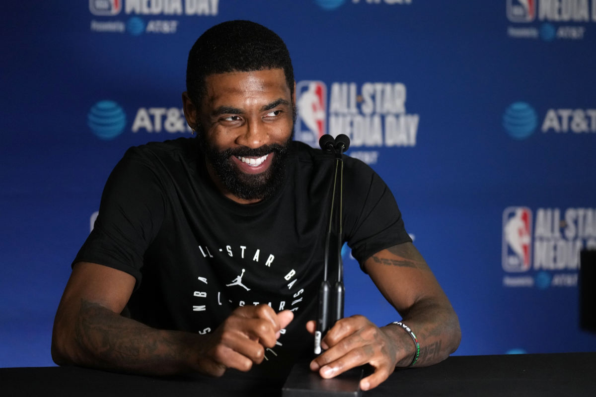 Kyrie Irving is Turning Heads for New Appearance Before Facing Luka ...