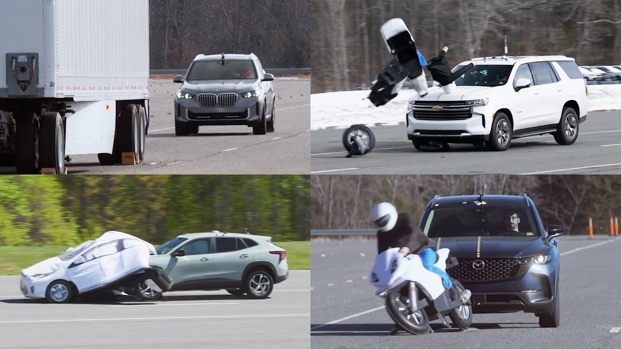 Crash Test 7 SUVs 2025 – BEST & WORST Automatic Emergency Braking