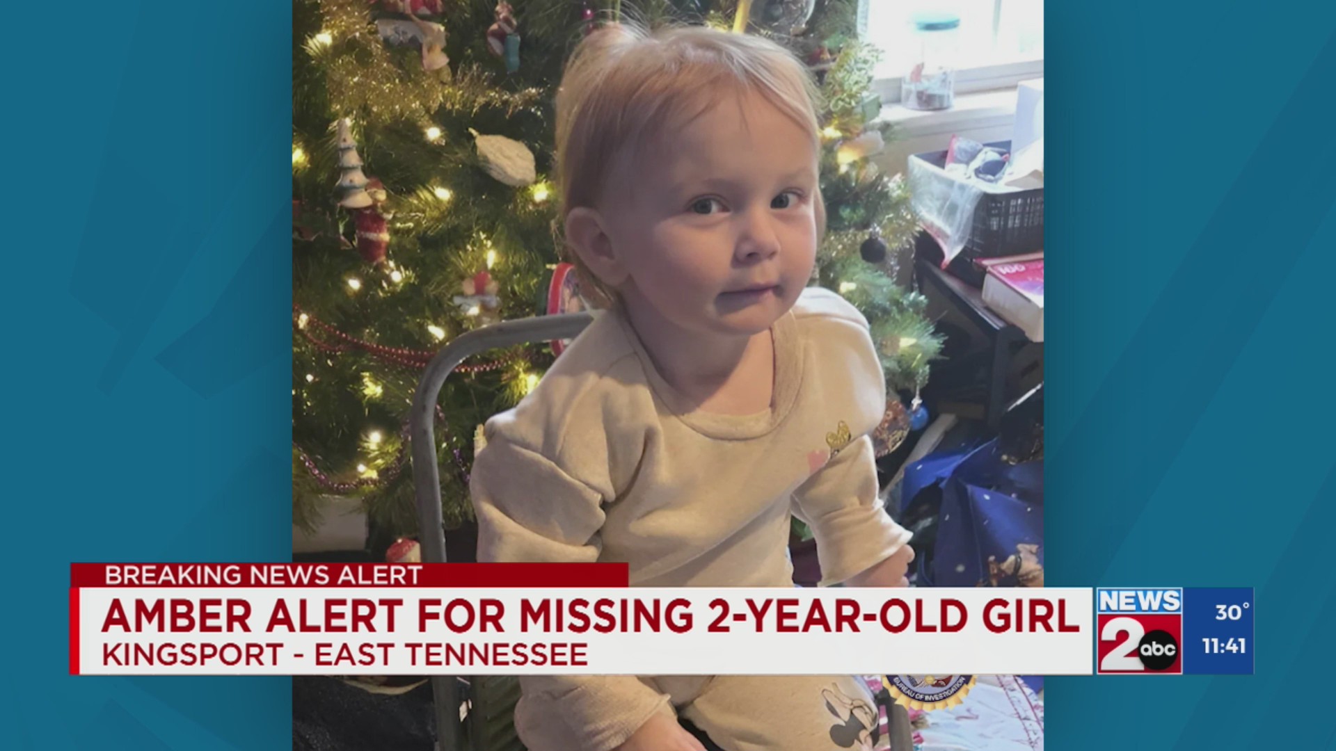 TBI: AMBER Alert issued for missing 2-year-old in Kingsport
