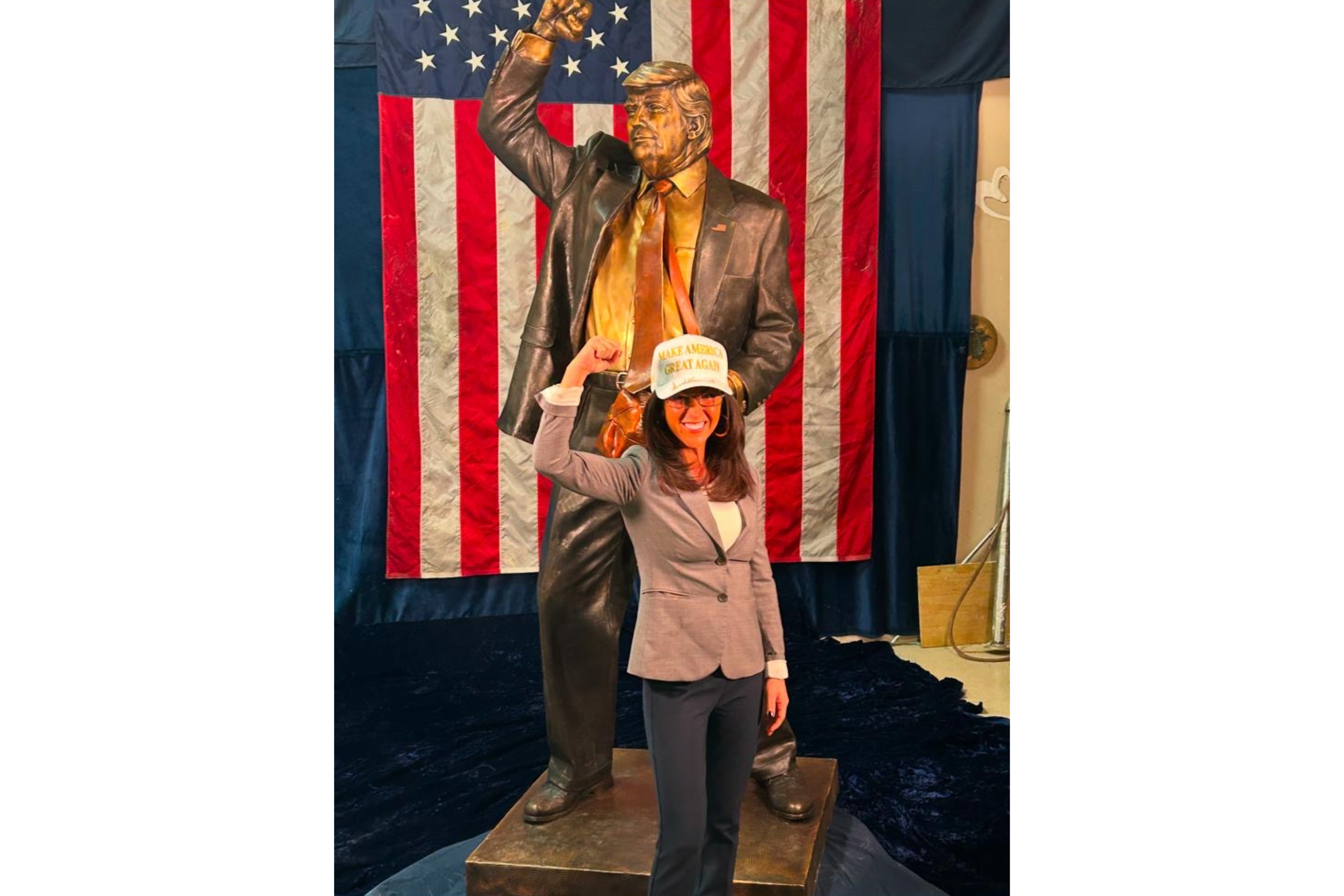 Meet the Man Building Statues for Donald Trump