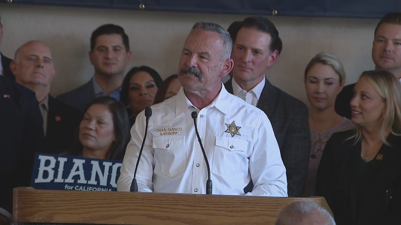 Riverside County Sheriff Chad Bianco announces run for governor ...