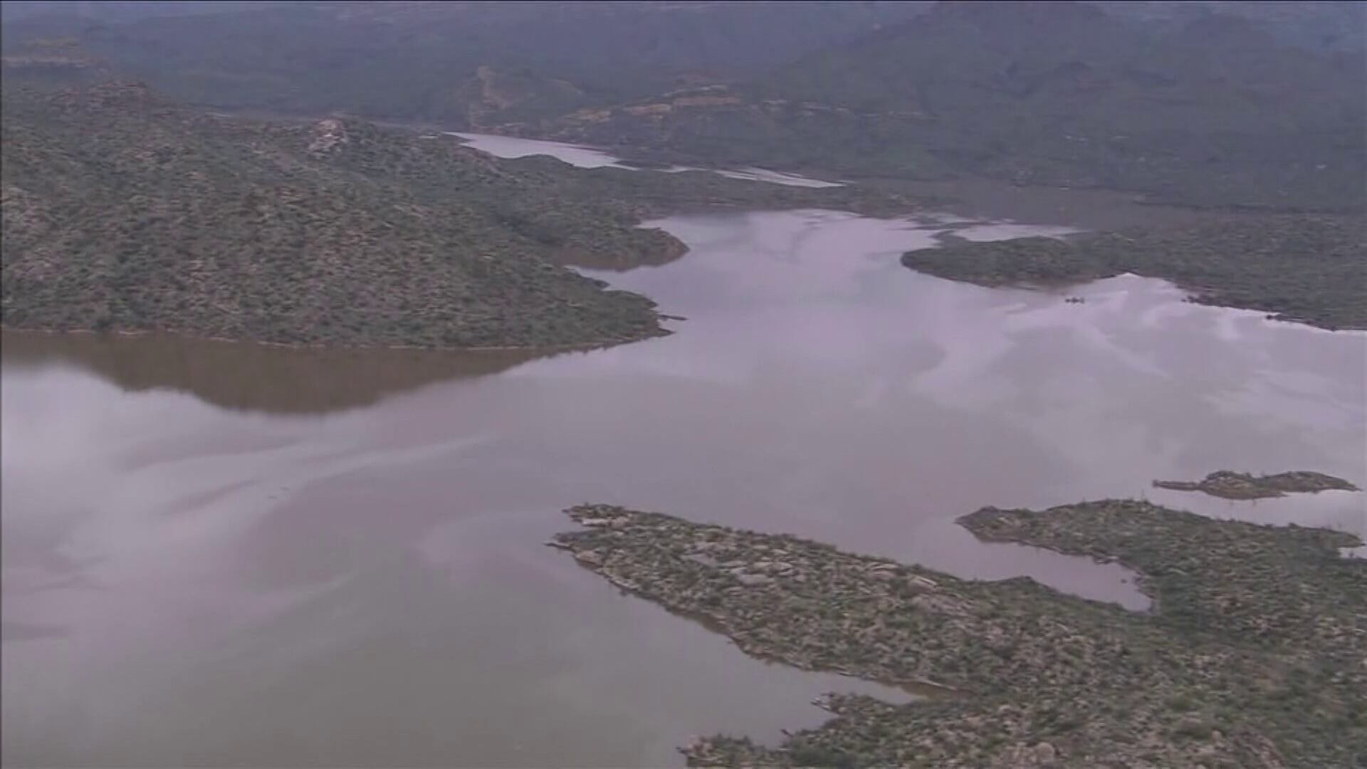 SRP measures runoff at Roosevelt Lake during record-dry winter