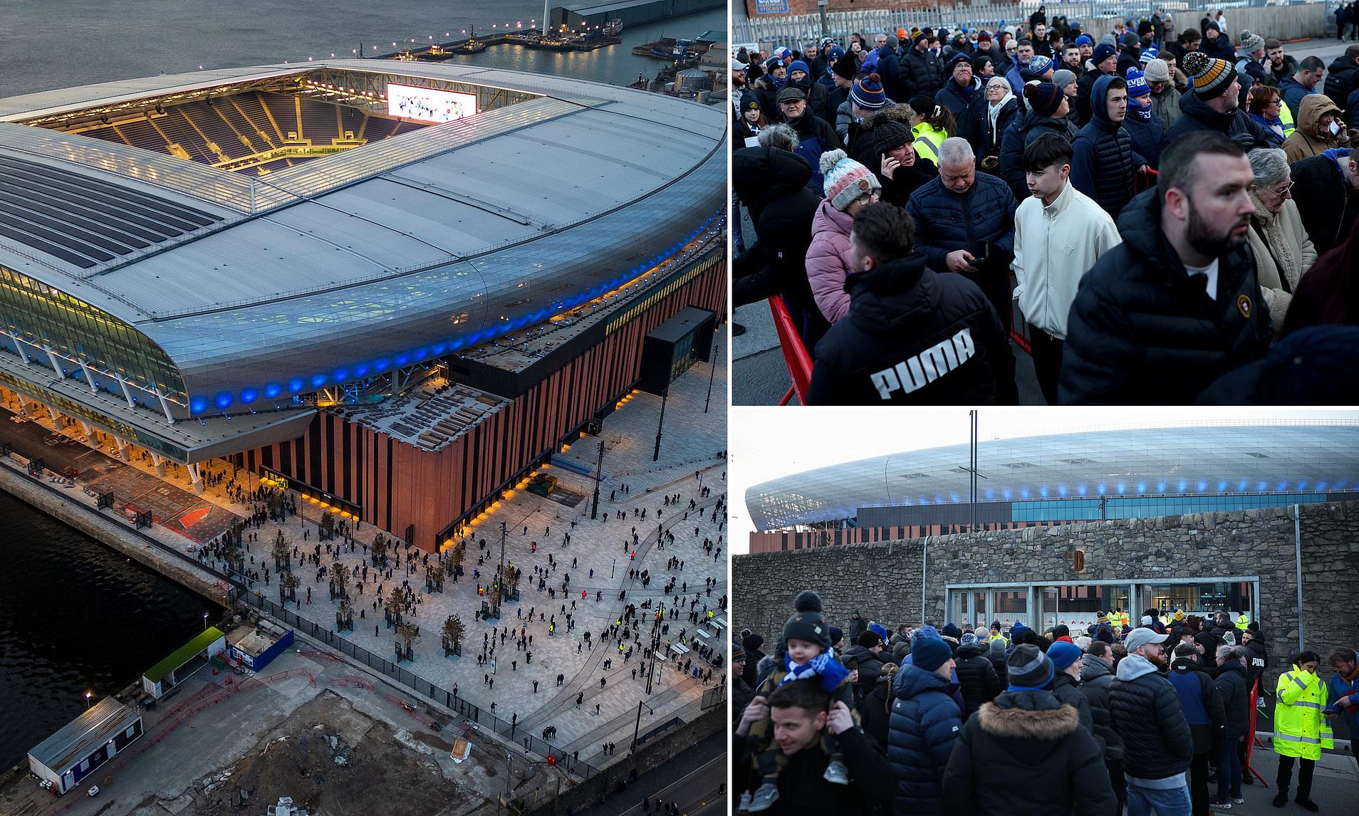 Inside Everton's new stadium on day one as fans flock to Bramley-Moore ...