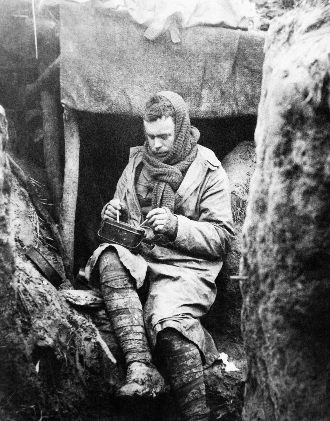 What was trench life like during the First World War?