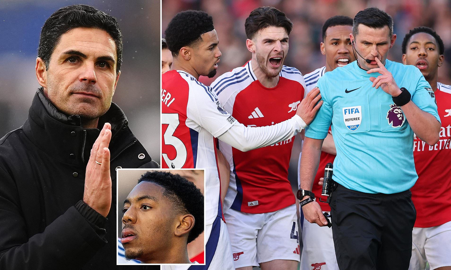 Arsenal sanctioned by FA for players behaving in an 'improper way ...