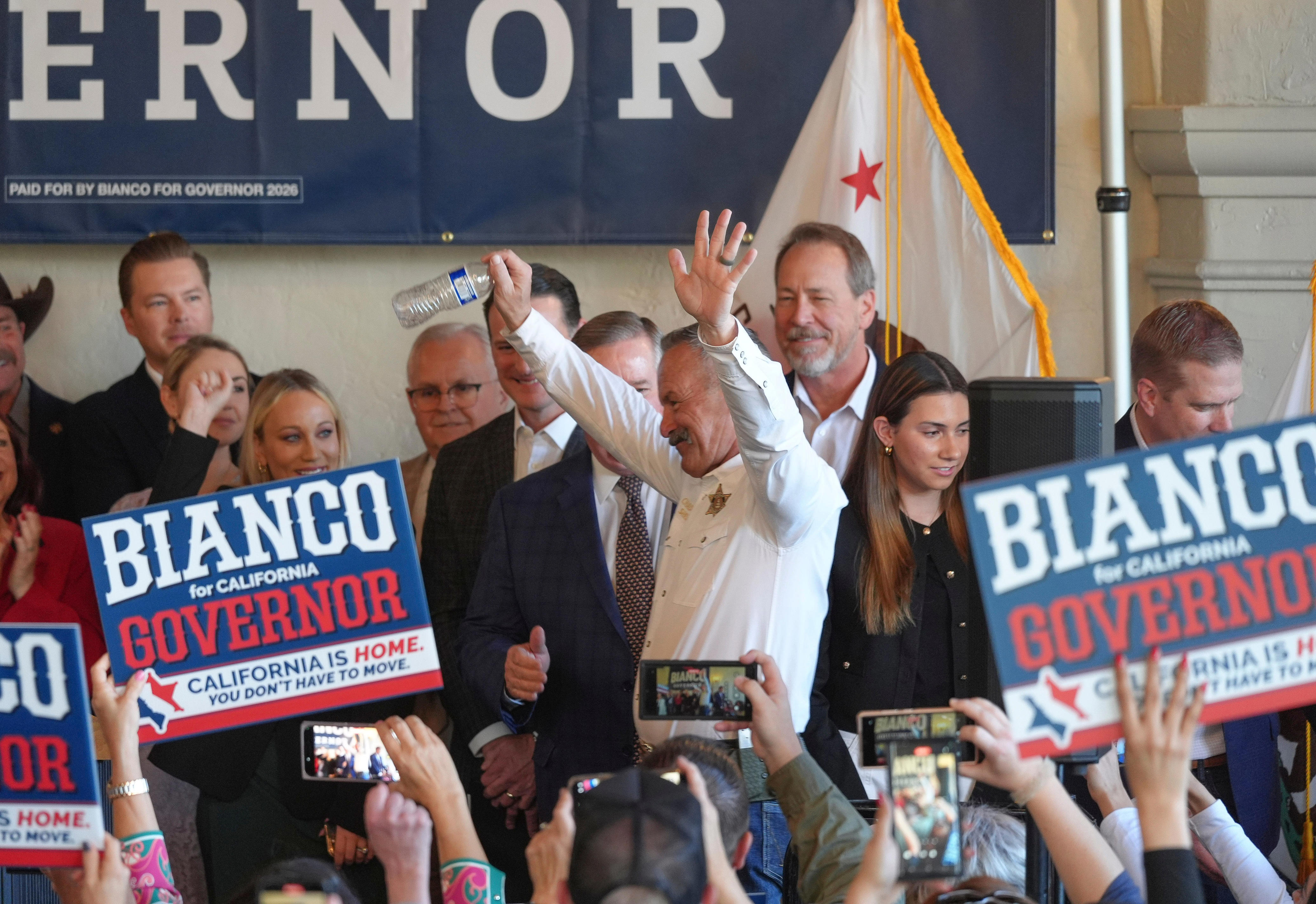 Sheriff Chad Bianco kicks off campaign for California governor with ...