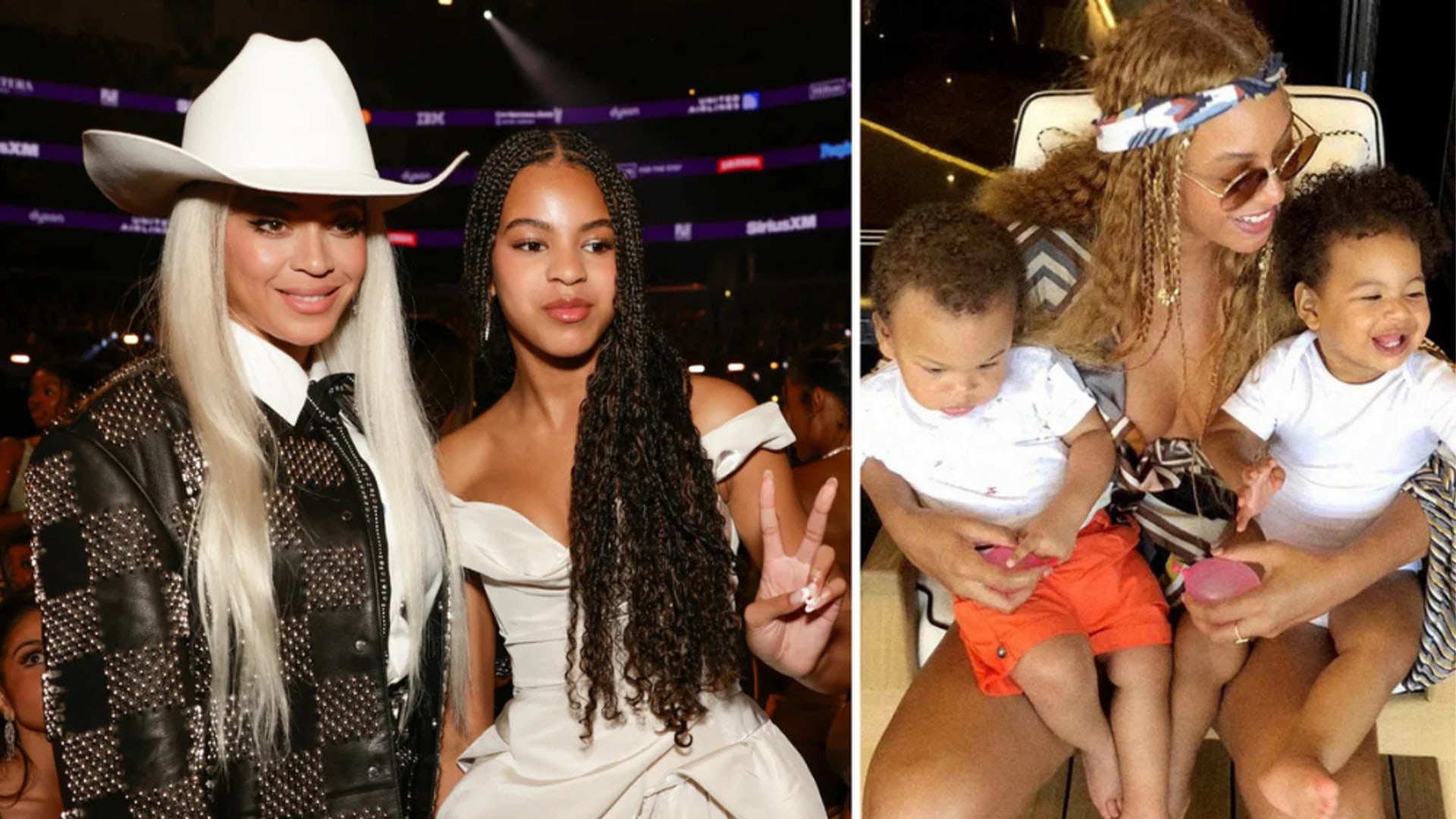 Blue Ivy Carter and twin siblings Rumi and Sir's ultra protective ...