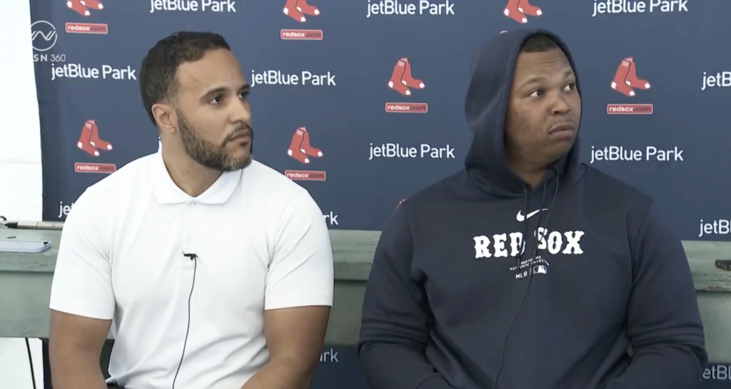 Red Sox star challenges organization in press conference
