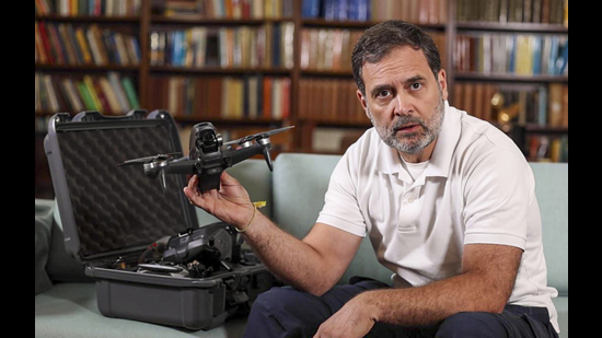 Rahul uses banned drone; experts wary