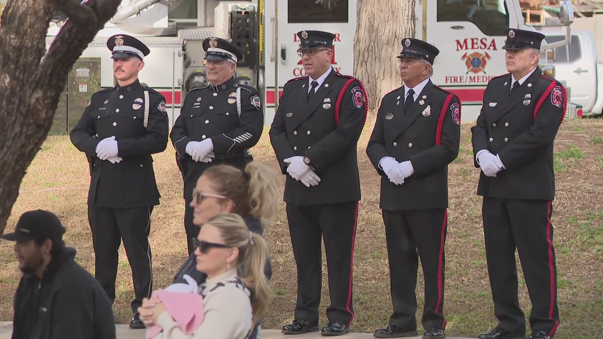 Memorial held for fallen firefighters in Mesa