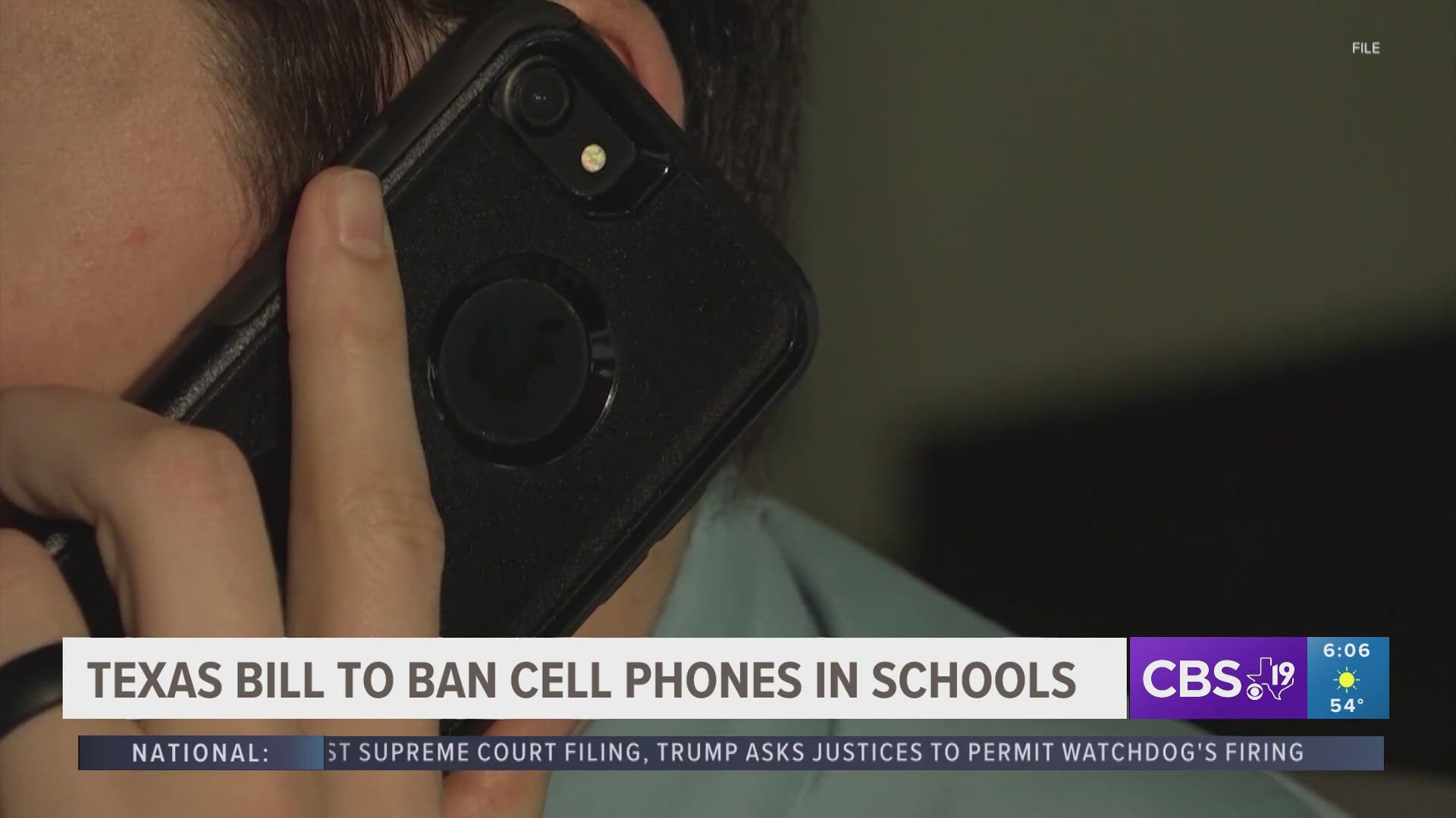 Texas bill to ban cell phones in schools