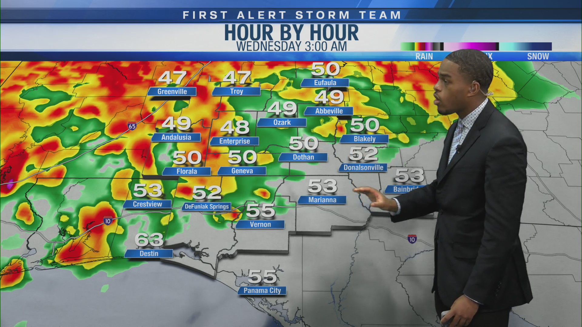 Rain coming tomorrow night and then very cold weather after