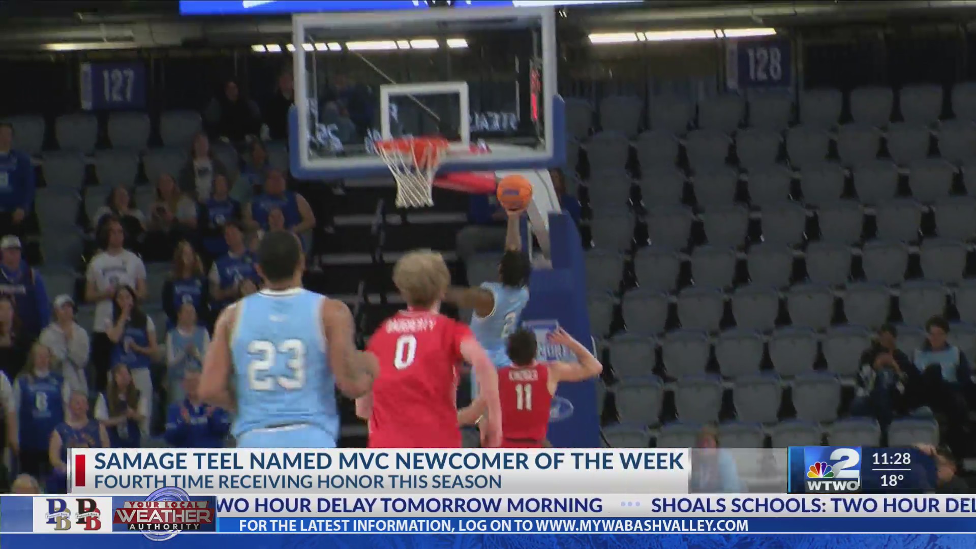 Samage Teel Named MVC Newcomer Of The Week