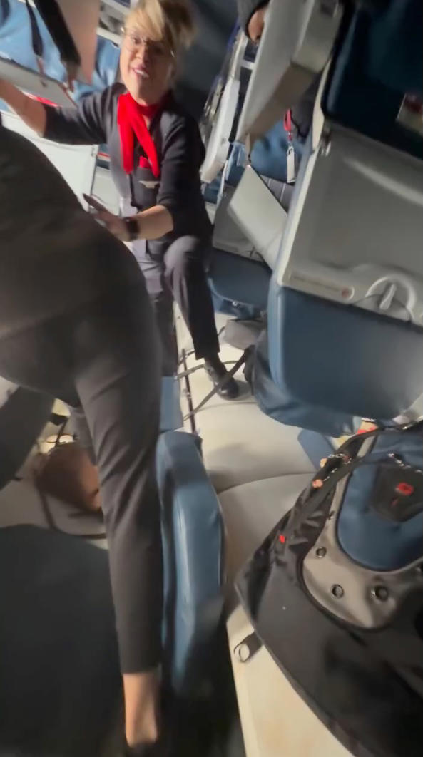 Passenger onboard flipped Delta flight posts wild evacuation footage ...