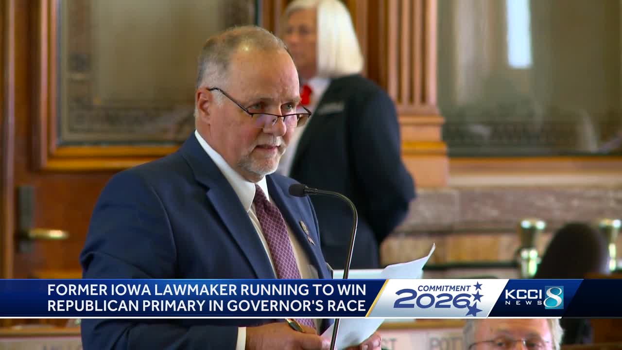 Former Iowa state representative announces run for governor