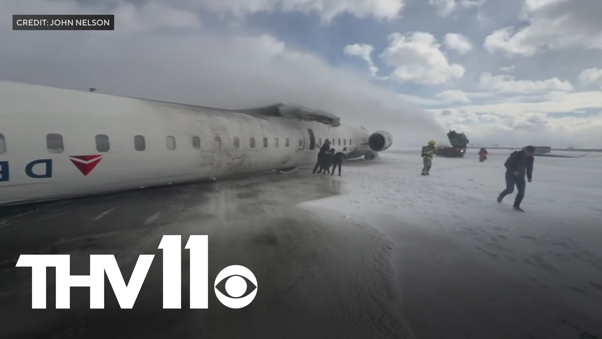 17 injured after Delta Airlines plane flips on Toronto runway
