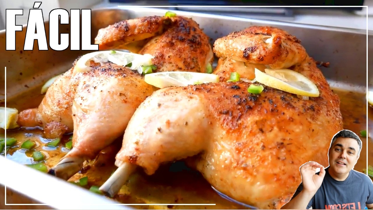 El Pollo al Horno en 90 Minutos Más Fácil y Delicioso (Asado Rápido)