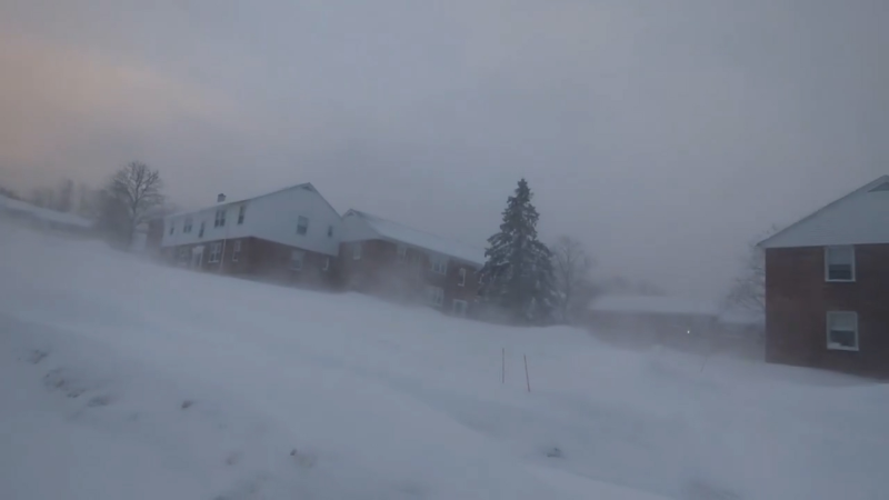 Powerful winds lead to whiteout conditions and power outages across the ...