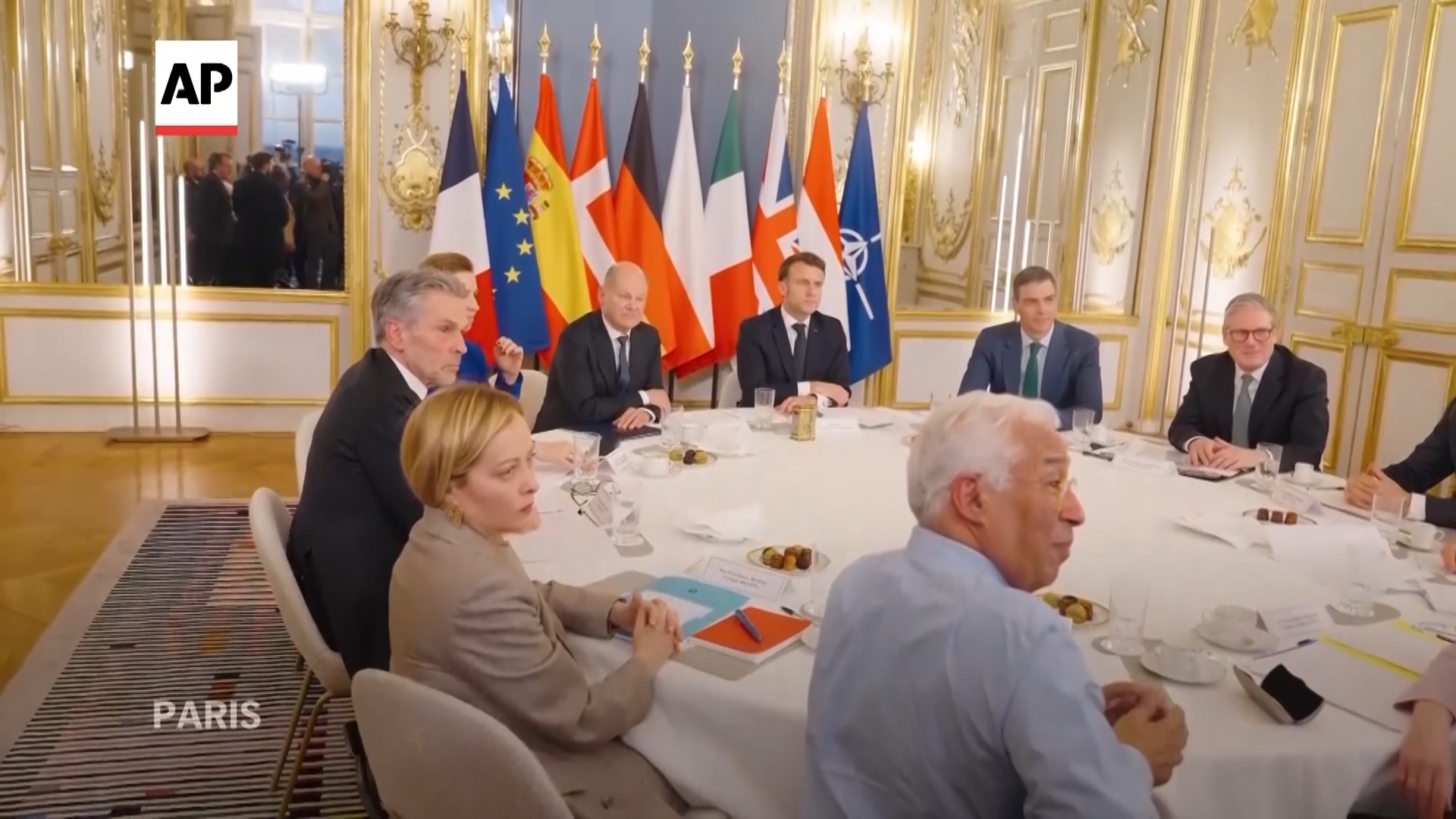European leaders meeting in Paris insist they want a say in talks to ...