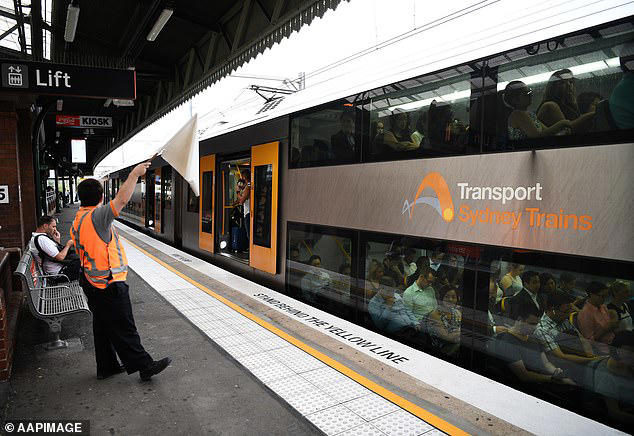 Stunning reason Sydney Train guard stopped packed service