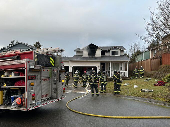 House fire in Puyallup under control