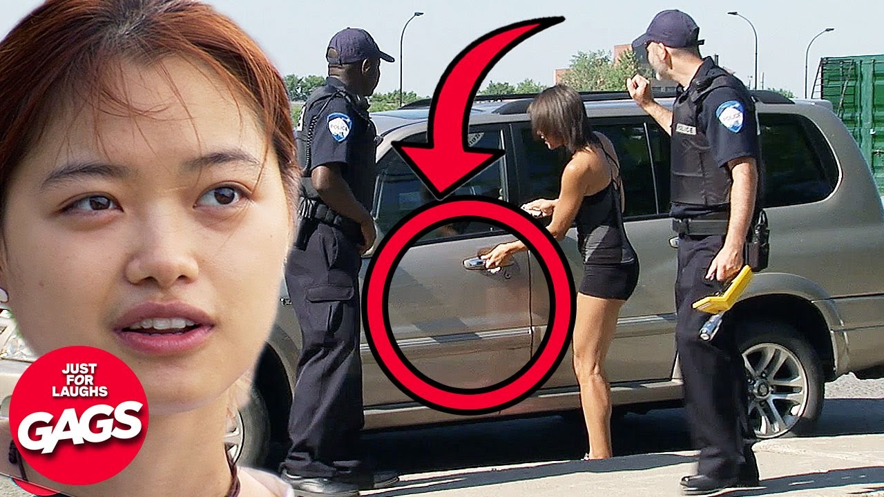 The Police Checked Her Car… | Just For Laughs Gags