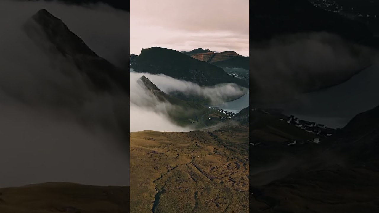 Stunning Views Underneath the Clouds in Faroe Islands