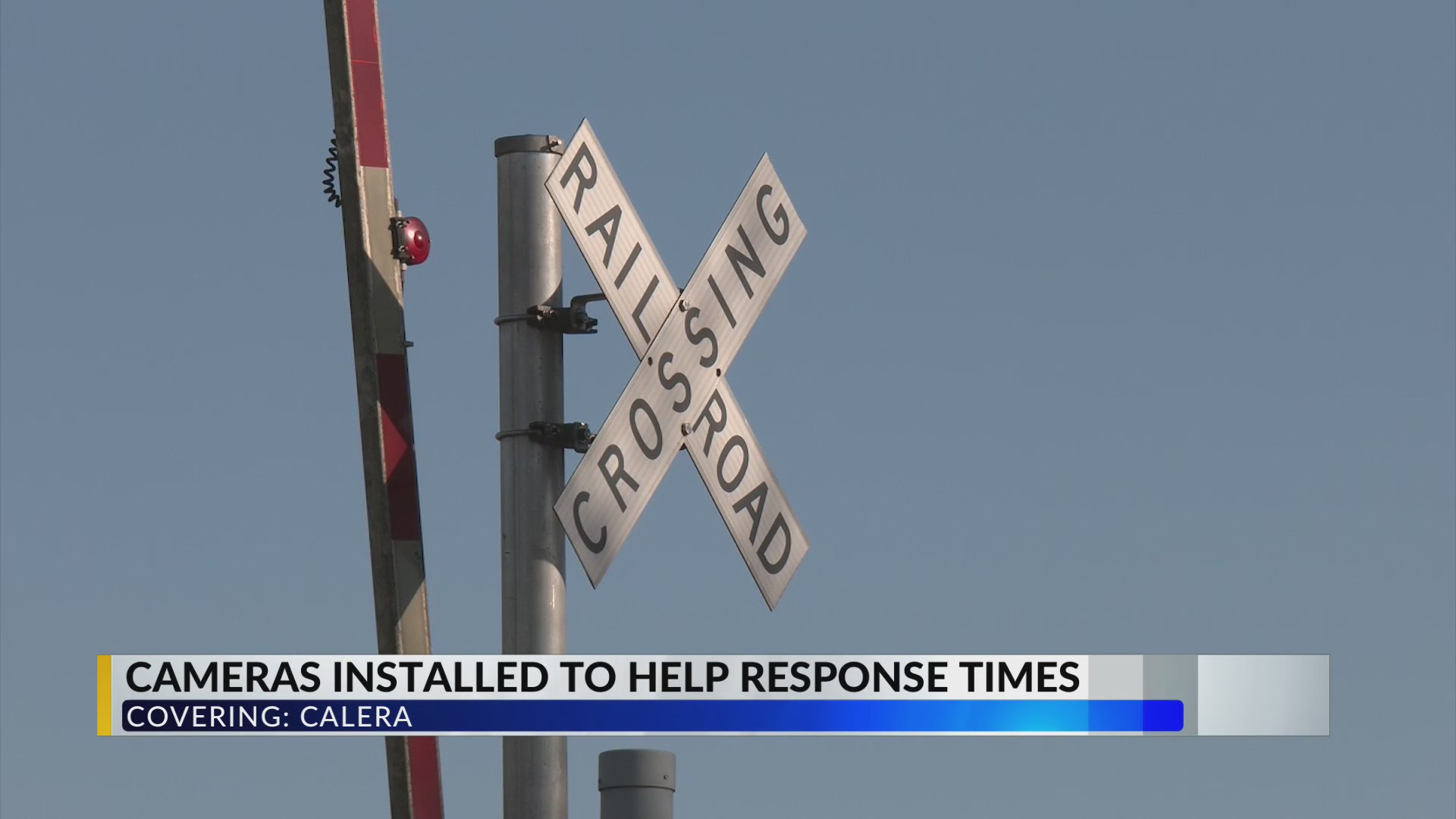 Calera adds railroad crossing cameras