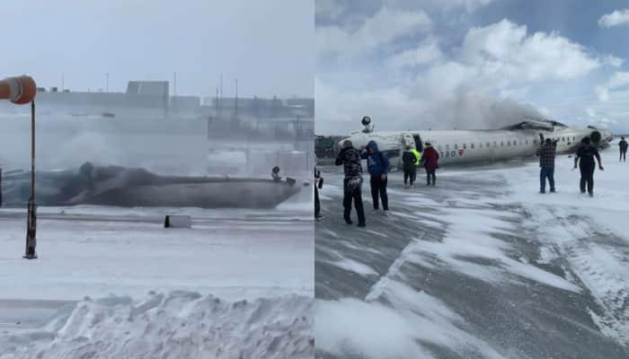 Delta Airlines plane crash: Toronto airport closes two runways as ...