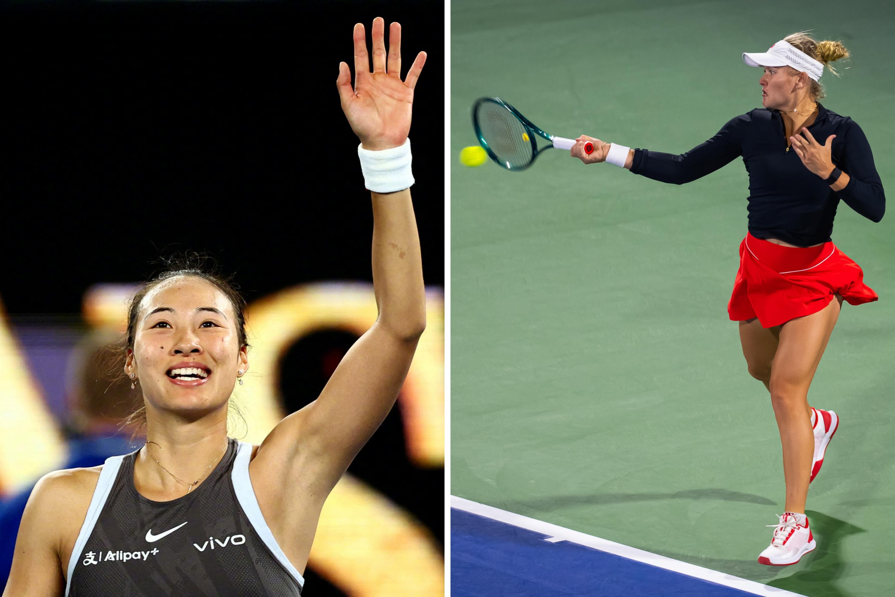 今晚为Queen Wen加油！迪拜赛首秀 郑钦文将对阵斯特恩斯