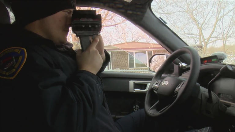 Local first responders working in cold weather conditions