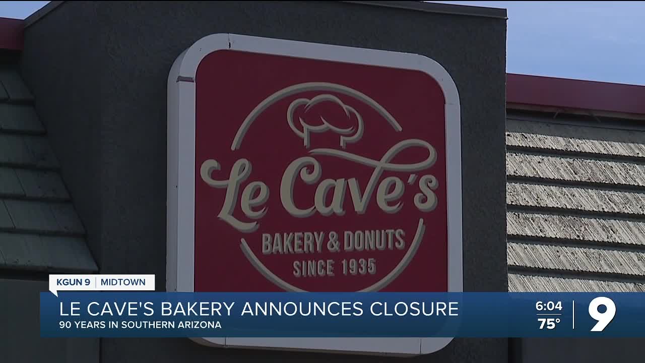 Le Cave's Bakery announces closure after 90 years in business